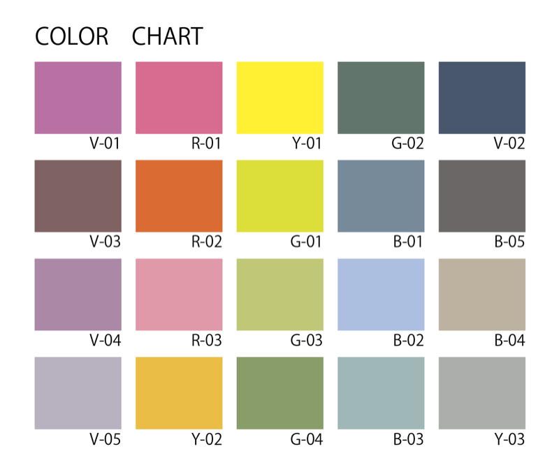 COLOR CHART 
